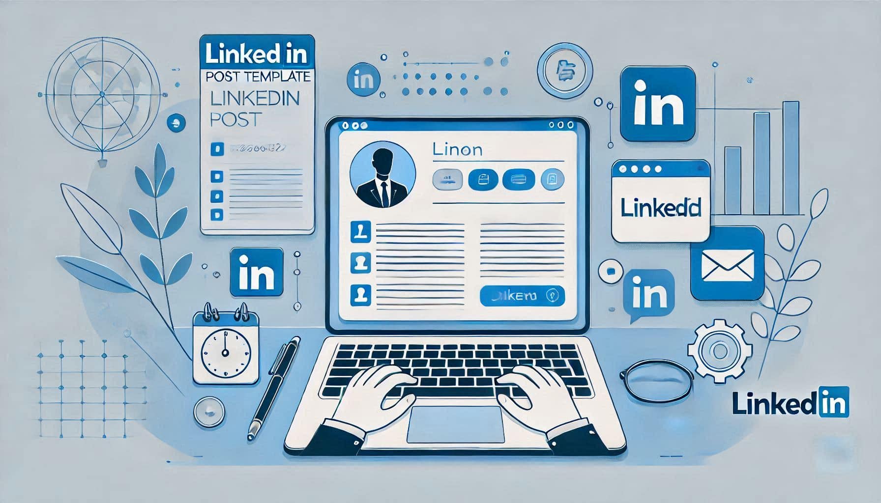 How to Craft an Engaging LinkedIn Post - Purple Leaf